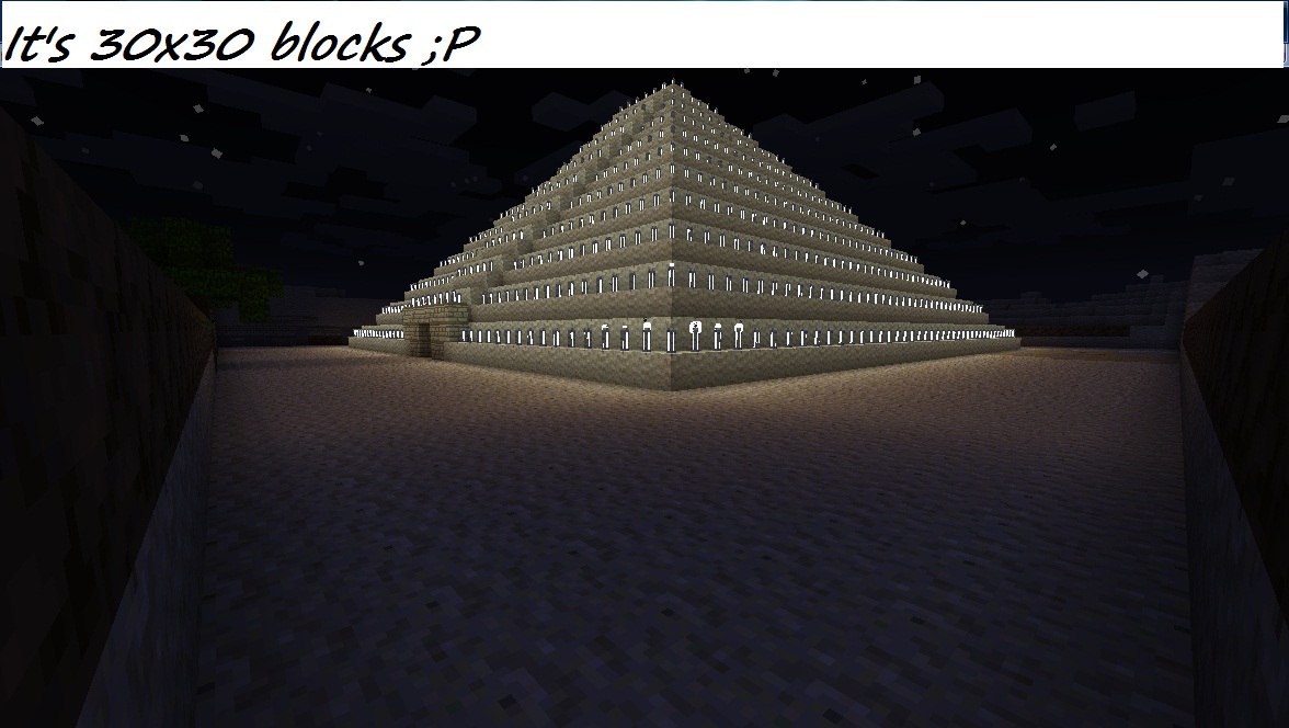 Pyramide 30x30 Minecraft Map